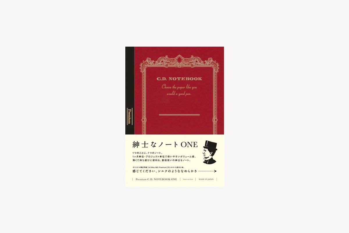 APICA Premium C.D. One (A6) Notebook - Grid – Phidon Pens