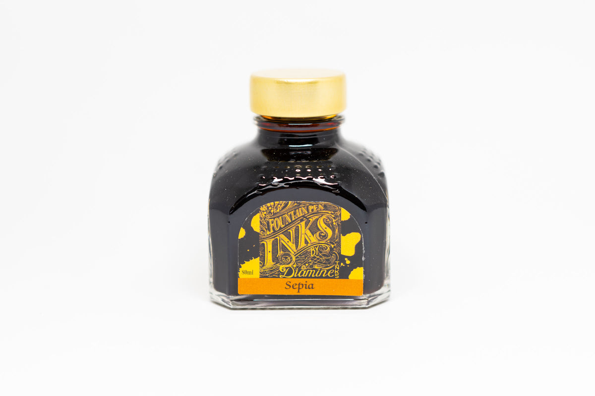 DIAMINE Bottled Fountain Pen Ink - Sepia – Phidon Pens