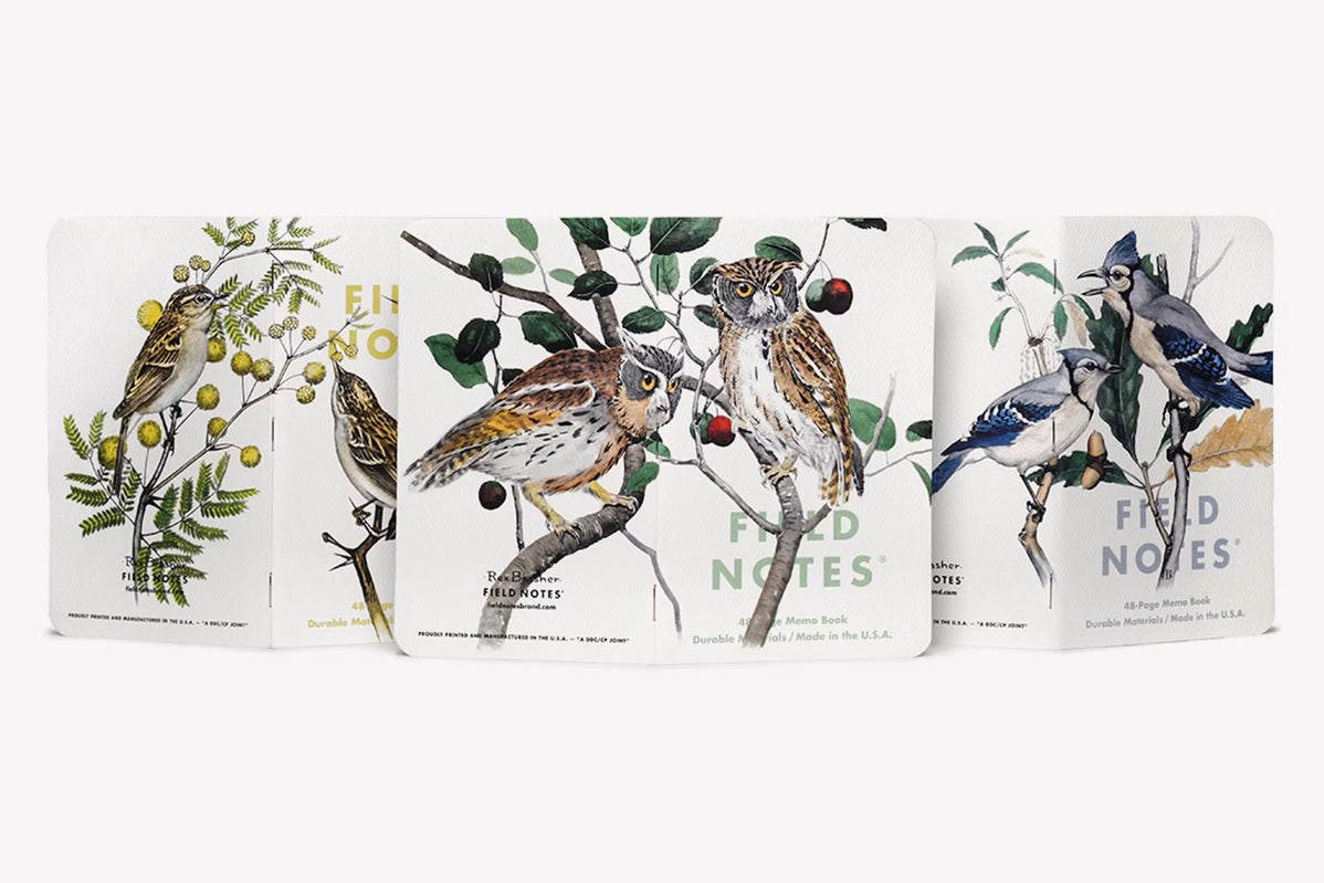 FIELD NOTES Colors Edition Notebooks - Birds & Trees of North America ...