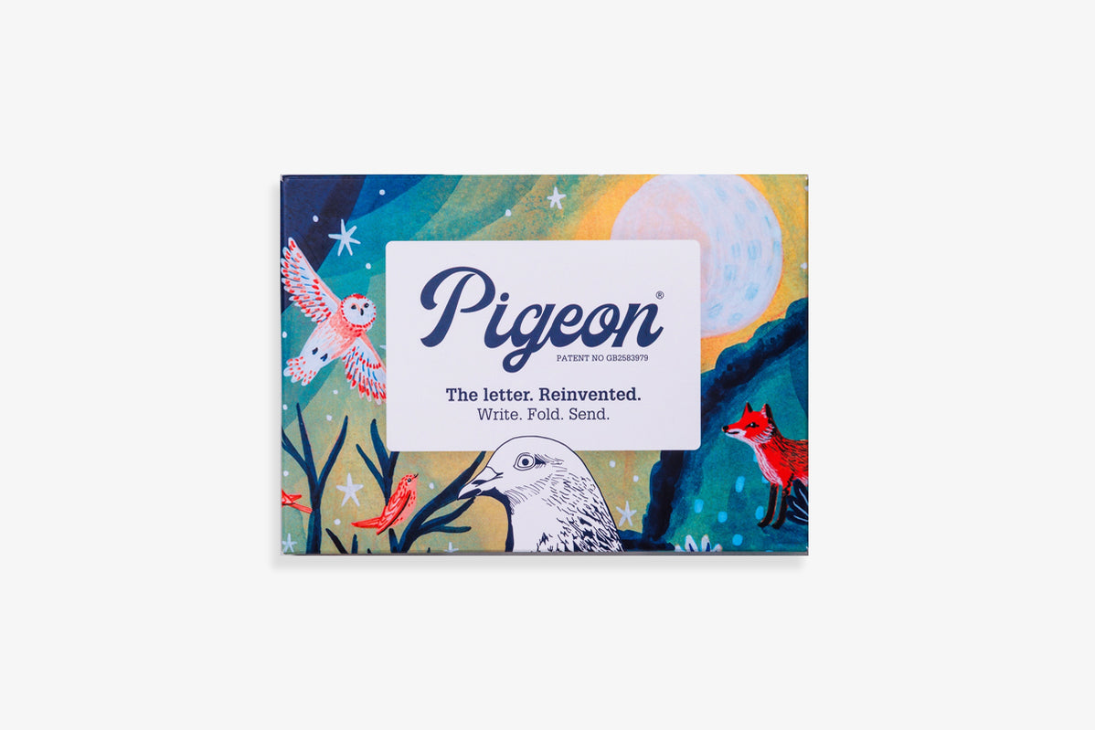 PIGEON Folded Writing Paper Set - Harvest Moon – Phidon Pens