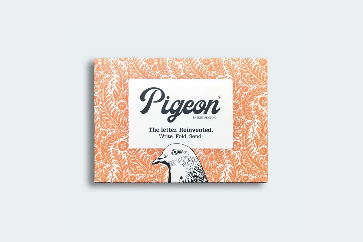 PIGEON Folded Writing Paper Set - Nature Study Pigeon – Phidon Pens