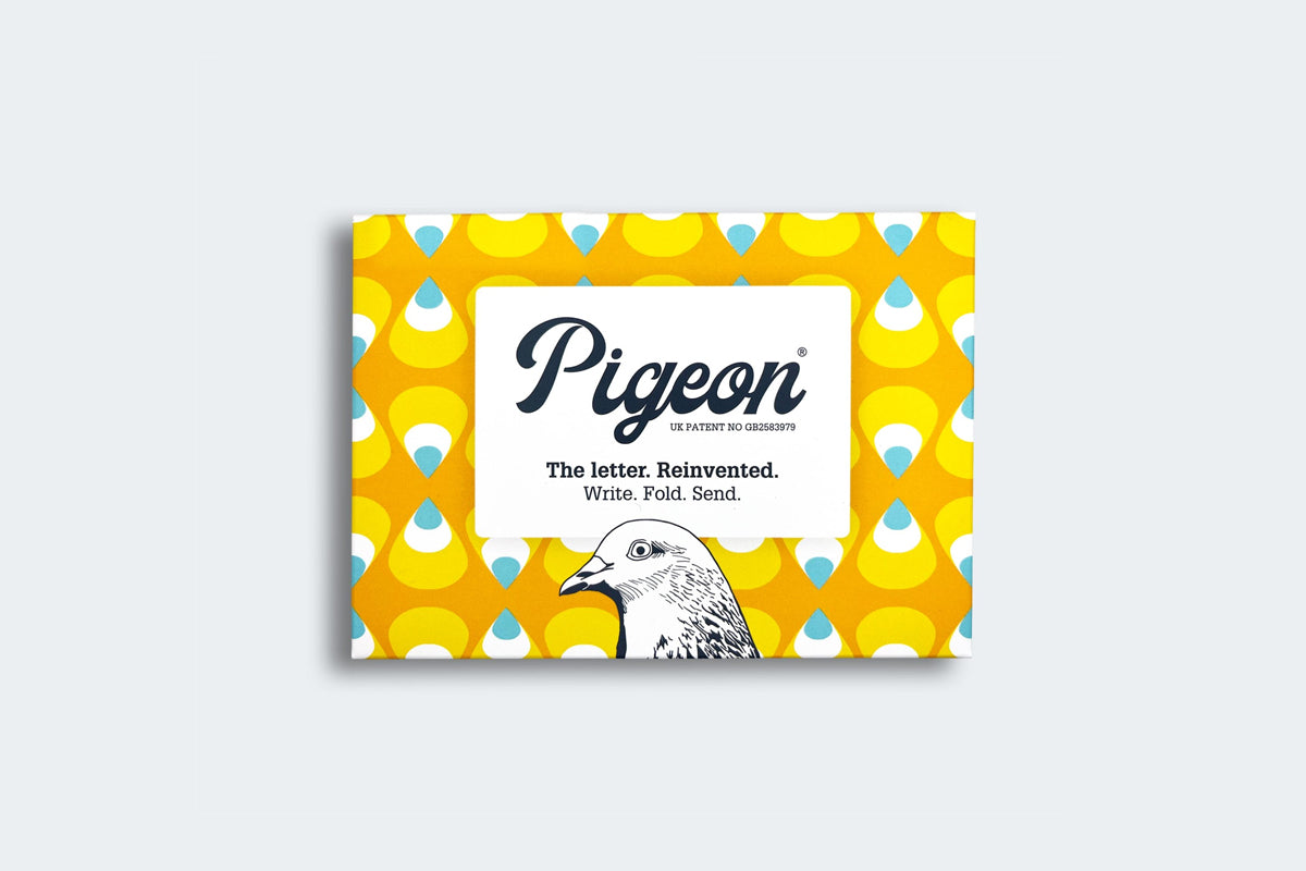 PIGEON Folded Writing Paper Set - Pencil Pigeons – Phidon Pens