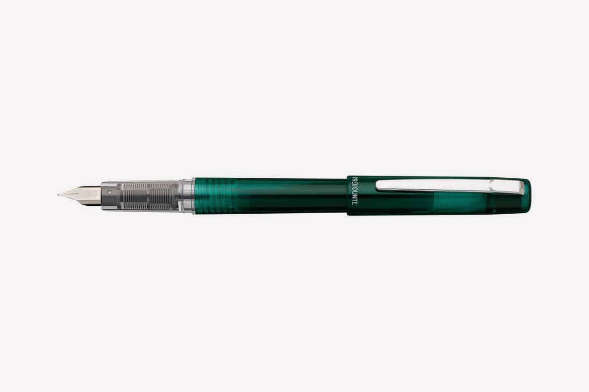PLATINUM Prefounte Fountain Pen - Dark Emerald – Phidon Pens