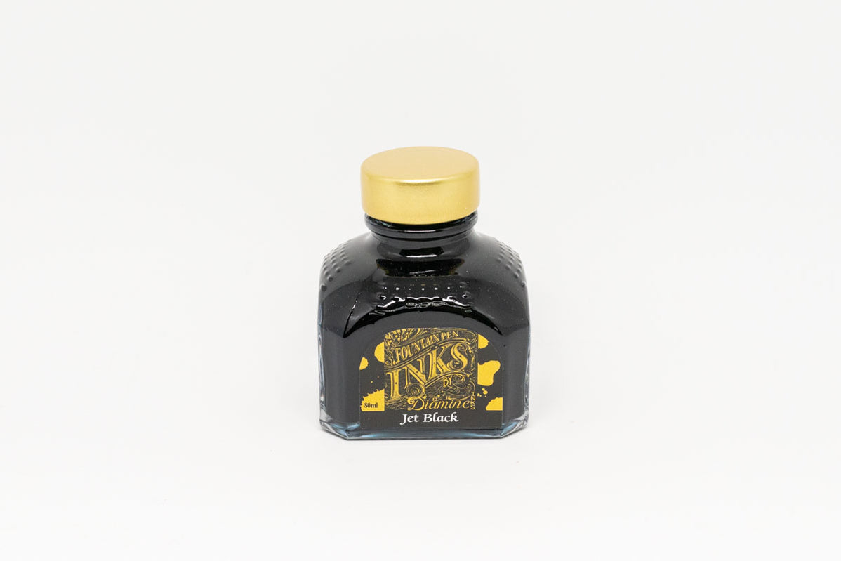 DIAMINE Bottled Fountain Pen Ink - Jet Black – Phidon Pens