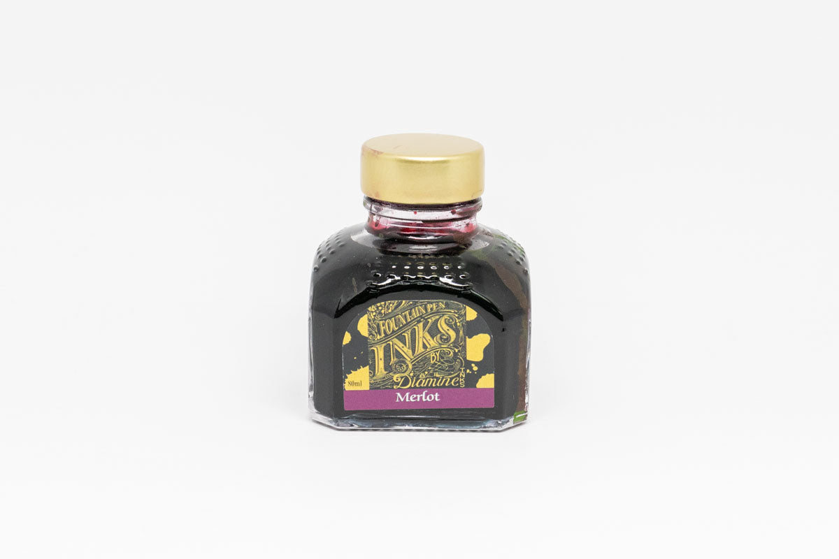 DIAMINE Bottled Fountain Pen Ink - Merlot – Phidon Pens