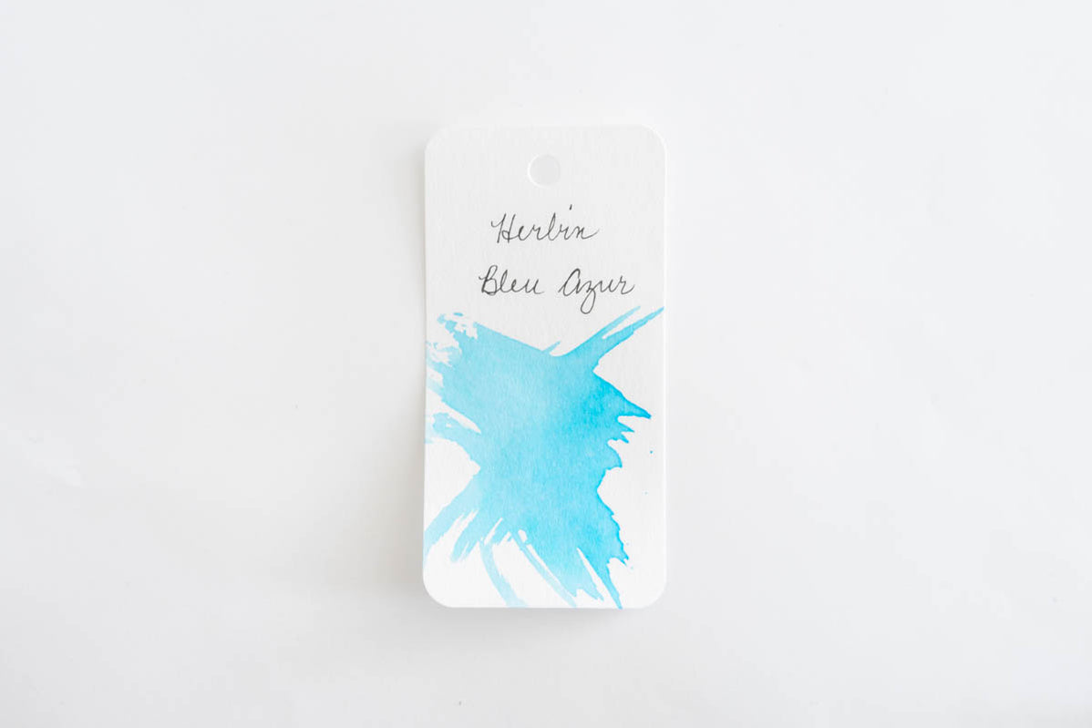 J. HERBIN La Perle des Encres Fountain Pen Ink - Bleu Azur – Phidon Pens