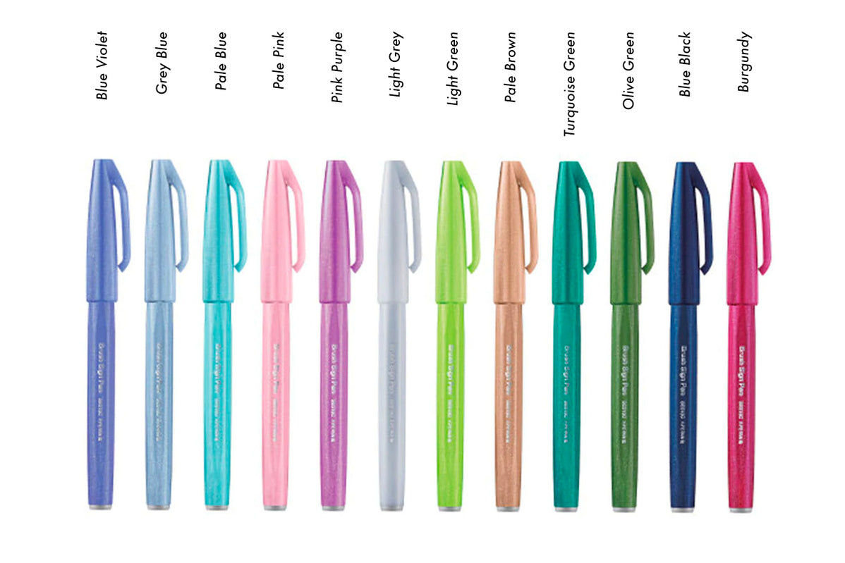 PENTEL Brush Sign Pen – Phidon Pens